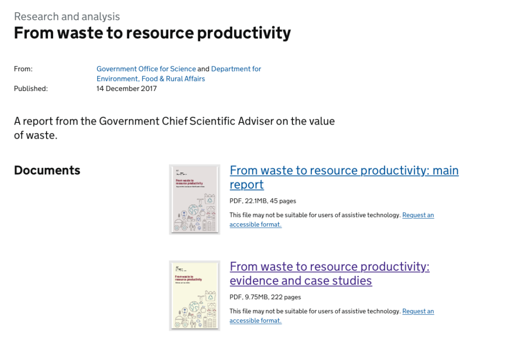 From Waste to Resource Productivity – AGROCYCLE